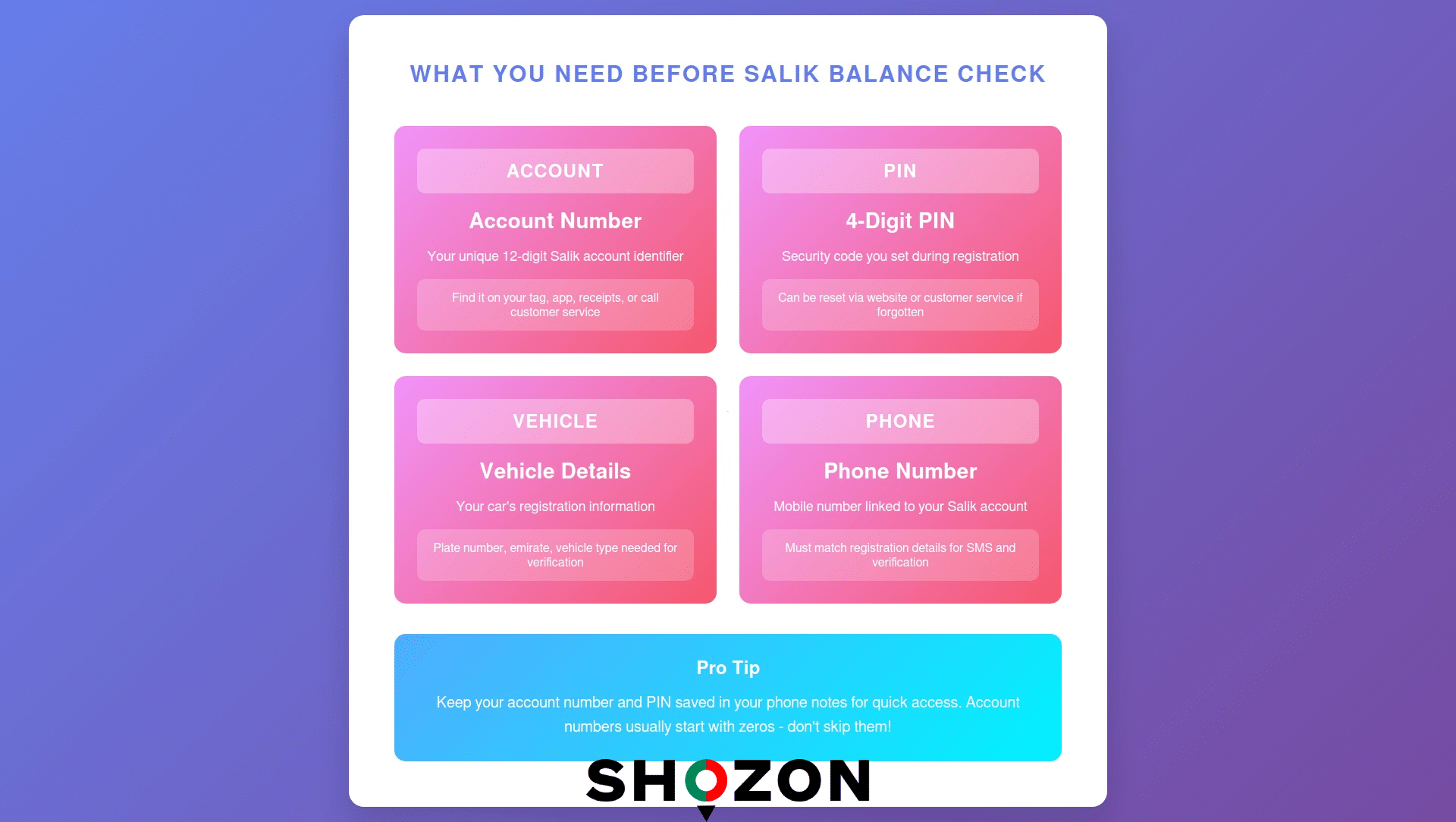 How to Check Salik Balance with Account Number in Dubai