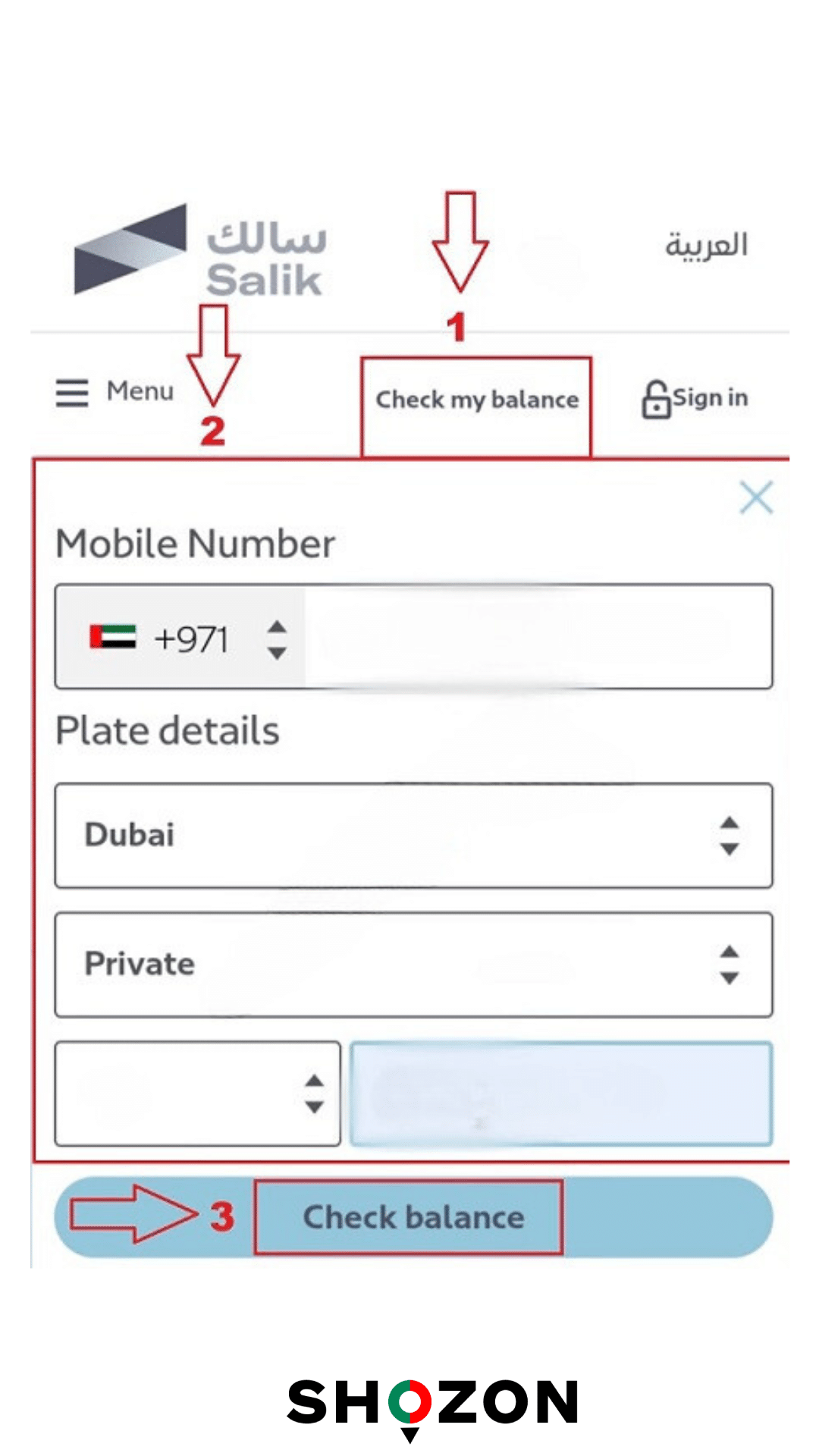 How to Check Salik Balance with Account Number in Dubai